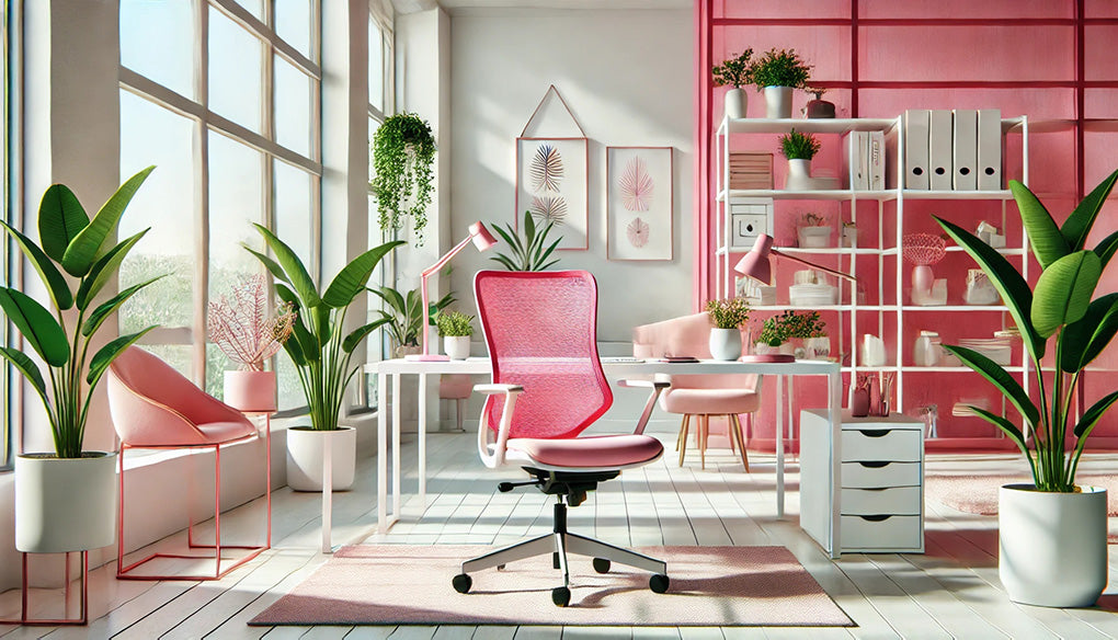 Chic Comfort: Pink Mesh Office Chairs for Your Stylish Home Office